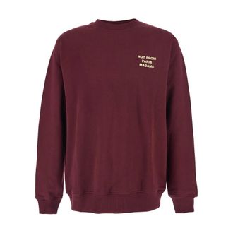 Dr&ocirc;le de Monsieur Homme, Sweatshirts et sweats &agrave; capuche, Rouge, Taille: XL Le Slogan SweaT-shirt