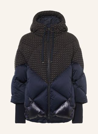 Bogner Daunenjacke Sheryl-d3 Im Materialmix Mit Glitzergarn blau