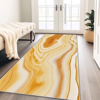 Generic Tapis de Couloir Long 50 x 150 cm Tapis de Passage Lavable Antid&eacute;rapant Doux Traditionnel Lignes g&eacute;om&eacute;triques en Losanges Tapis pour Buanderie Cuisine