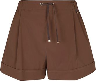 Herno Femme, Shorts, Brun, Taille: 40 FR Short en Nylon Stretch L&eacute;ger
