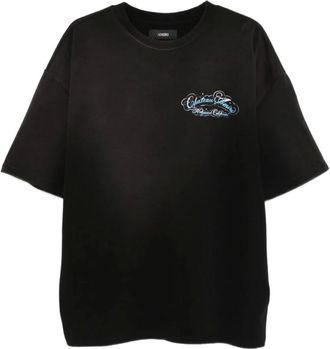 Amiri Homme, Tops, Noir, Taille: 2XL T-shirt ras du cou avec imprim&eacute; graphique