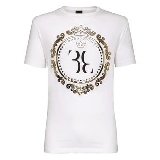 Billionaire Boys Club Homme, Tops, Blanc, Taille: XS T-Shirt Col Rond Baroque
