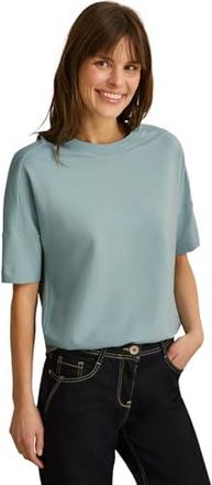 Cecil B322943 T-Shirt avec Boutons, Cool Salvia Green, S Femmes
