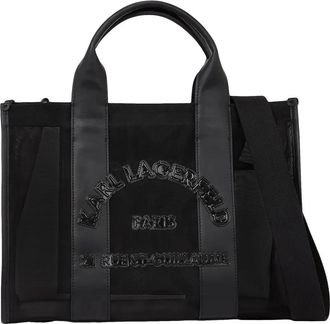 Karl Lagerfeld Shopper - MEDIUM RUE ST-GUILLAUME SQUARE MESH Shopper - Gr. unisize - in Schwarz - f&uuml;r Damen