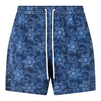 Fedeli Homme, Maillots de bain, Bleu, Taille: 3XL Madeira Swim Shorts