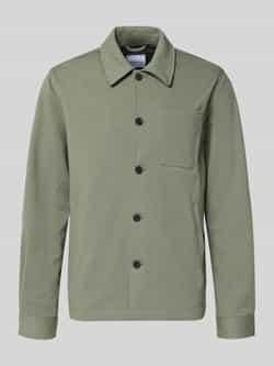 Lindbergh Relaxed Fit Hemdjacke mit Brusttasche
