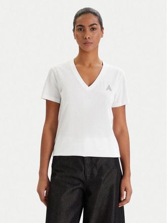 A|X Armani Exchange T-Shirt XW002330 AF10356 U0002 Wei&szlig; Regular Fit