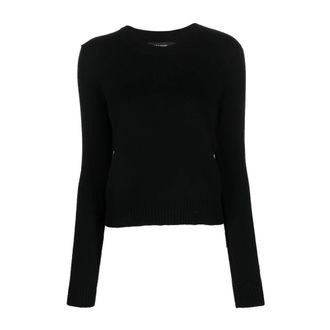 Lisa Yang Rundhals-Pullover - - Knitwear - Damen - Schwarzk - M