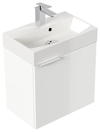 Magnolia Home G&auml;ste WC Badm&ouml;bel Kubus Slimline 50cm SoftClose