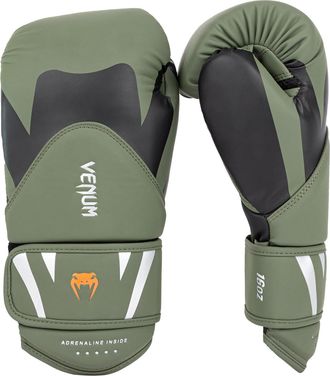 Venum Challenger 4.0 Boxhandschuhe - Khaki-Schwarz - 14 Oz