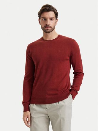 Calvin Klein Pullover LV040BM343 Dunkelrot Regular Fit