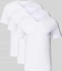 HUGO BOSS T-Shirt mit V-Ausschnitt im 3er-Pack Modell Classic