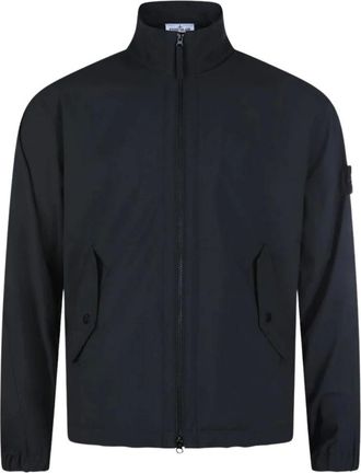 Stone Island Veste Soft Shell-R L&eacute;g&egrave;re - Homme - Vestes - Noir - Taille: M