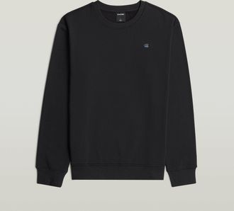 G-Star Logo Sweatshirt - Schwarz - Herren
