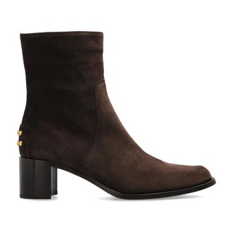 Tod's Wildleder-Stiefeletten mit Absatz - - Shoes - Damen - Braun - 37 EU