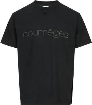 Courr&egrave;ges T-shirt droit en coton