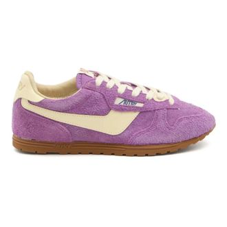 Autry Femme, Chaussures, Violet, Taille: 38 EU Baskets en Cuir Su&eacute;d&eacute; pour Femmes