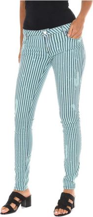Met Schmale Lange Hose - - Jeans - Damen - Gr&uuml;n - W25