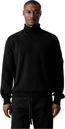 C.P. Company C.p. Company, Homme, Pulls, Noir, Taille: XL Col roul&eacute;s