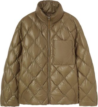 Jil Sander Jacke mit versteckter Kapuze - Braun