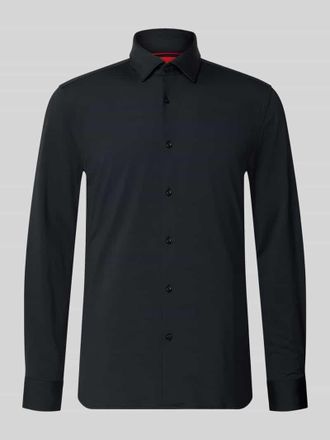 HUGO BOSS Slim Fit Businesshemd aus reiner Baumwolle Modell KENNO