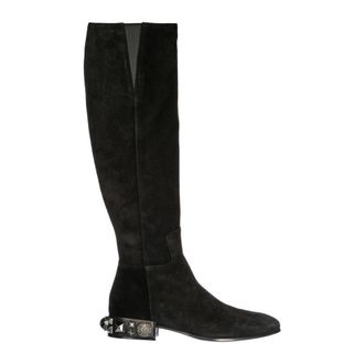 Dolce & Gabbana Stunning Overknee-Stiefel f&uuml;r Frauen - - Shoes - Damen - Schwarzk - 36 EU