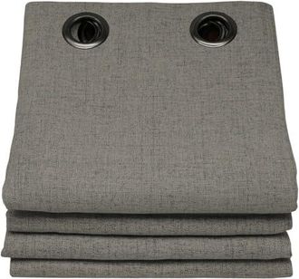 MOONDREAM DecibelControl Rideau Anti-Bruit 3en1 | Isolation Phonique | Thermique Hiver+&Eacute;t&eacute; | 100% Occultant | Technologie Brevet&eacute;e | Fabrication UE | Oeillets |