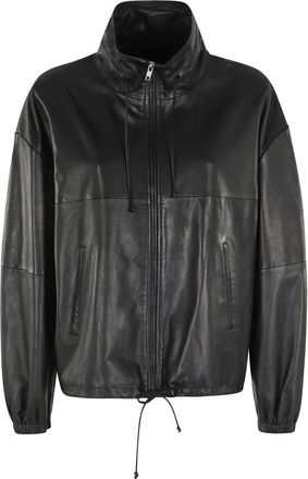 Haikure Femme, Vestes, Noir, Taille: 36 FR Jordan Nappa Leather Bomber