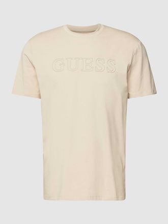 Guess T-Shirt mit Label-Print Modell ALPHY