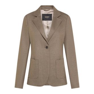 Seventy Einkn&ouml;pfiger Flanell-Blazer - - Jackets - Damen - Grau - S