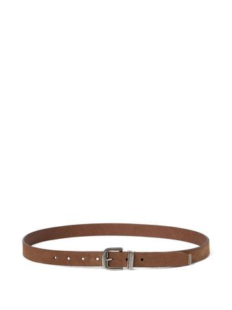 Brunello Cucinelli ceinture en cuir - Marron