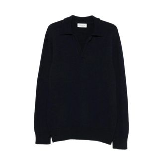 Laneus Pullover mit V-Ausschnitt - - Knitwear - Herren - Blau - XL