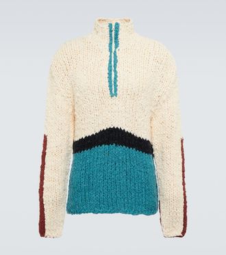 The Elder Statesman Pullover Block N Spiral