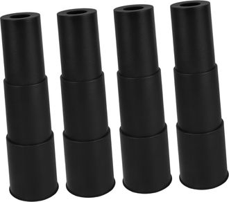 Cabilock 4 Stück Mehrteiliges Schutzcover für Gasdruckzylinder Bürostuhl Abdeckung Staubdicht Kompatibel mit Verschiedenen Drehstuhl Gasliften Einfache Install