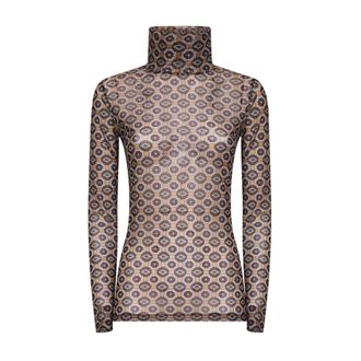 Dries Van Noten Damen, Oberteile, Braun, SGr&ouml;&szlig;e
