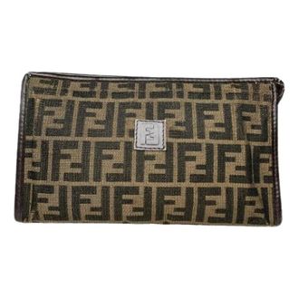 Fendi Pochette en cuir vintage Pre-owned - Femme - Pre-owned - Brun - Taille: ONE Size