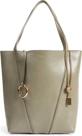 Chlo&eacute; Spin Leather Shoulder Bag