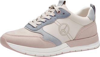 Tamaris Damen Sneaker Low Vegan; Ivory Combined/beige; 37