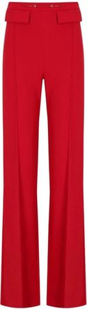 Elisabetta Franchi Damen, Hosen, Rot, LGr&ouml;&szlig;e
