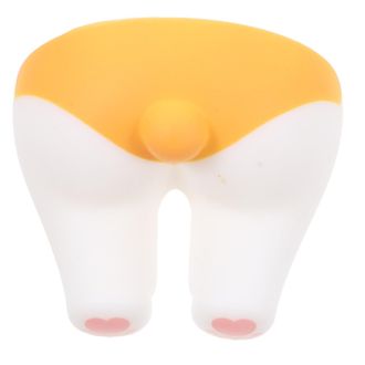 NUOBESTY Zahnb&uuml;rstenhalter Corgi Schwanz Kinderfreundlich Selbstklebend ohne Bohren Wandhaken f&uuml;r Zahnb&uuml;rsten und Rasierer Badezimmer Wandhalter f&uuml;r Ordnung un