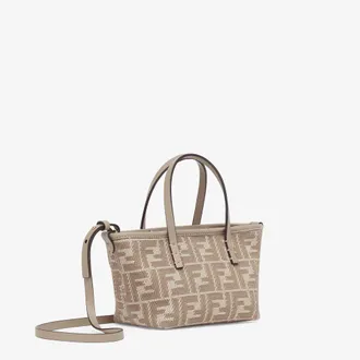 Fendi E25 Tote Bag - Beige