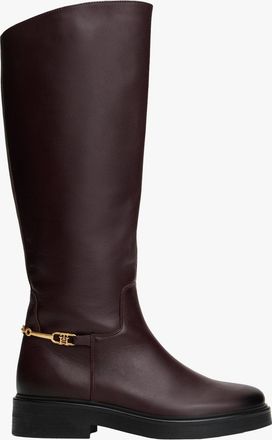 Tommy Hilfiger Bottes cavali&egrave;res en cuir