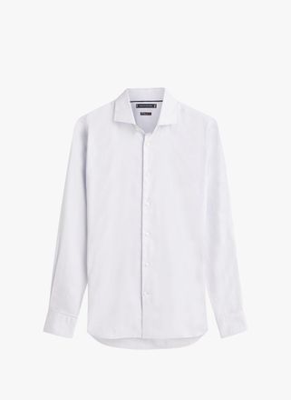 Tommy Hilfiger Chemise col classique en coton m&eacute;lang&eacute;