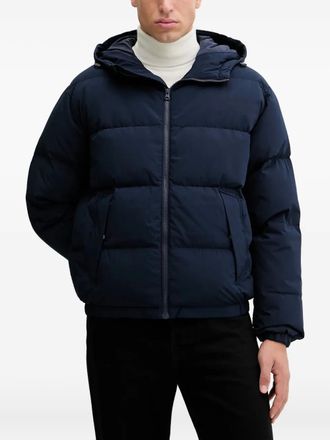 Benetton veste zipp&eacute;e &agrave; capuche - Bleu
