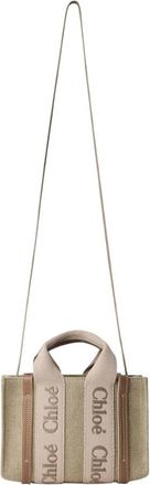 Chlo&eacute; Femme, Sacs, Beige, Taille: ONE Size Mini Sac Tote Woody