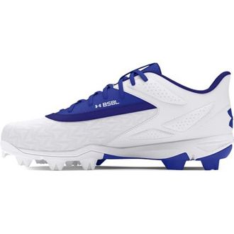 Under Armour Mens Leadoff Low RM 3.0 Baseball Cleat, (400) Royal/White/Royal, 9.5, US