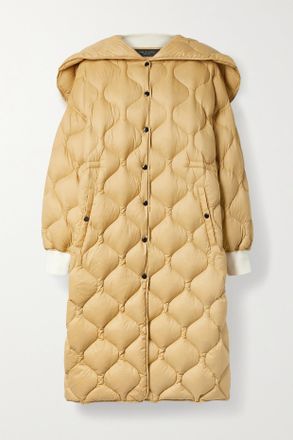 Rag & Bone Rudy Gesteppte Oversized-jacke Aus Recyceltem Shell Mit Kapuze - Neutral
