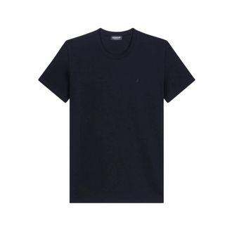 Dondup T-Shirt Slim-Fit mit Rundhalsausschnitt aus Stretch-Jersey - - Tops - Herren - Schwarzk - S