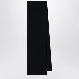 Le Bonnet Schal aus Wolle und Caregora in Onyx