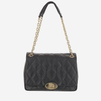 Burberry Womens Medium Strand Bag Black Shoulder